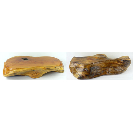 Solid Japanese wooden display stand