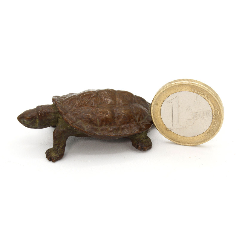 Japanese copper-bronze tenpai 87 turtle