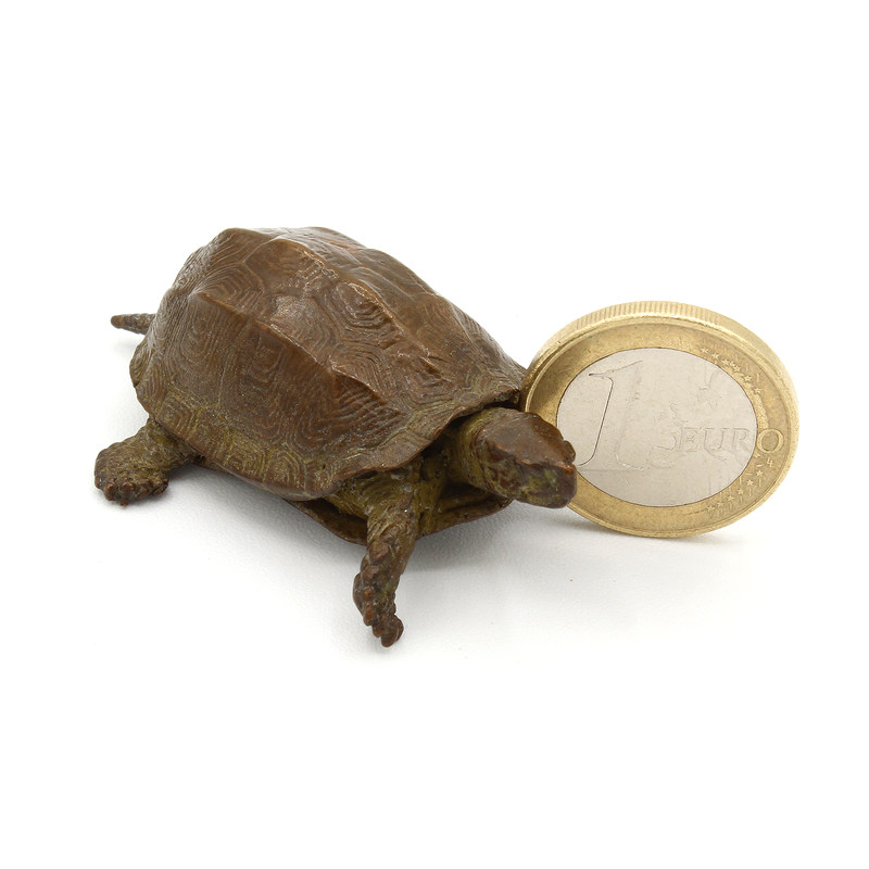 Japanese copper-bronze tenpai 101 turtle