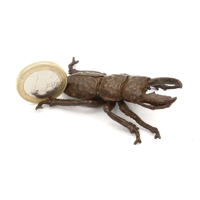Japanese copper-bronze tenpai 117 beetle