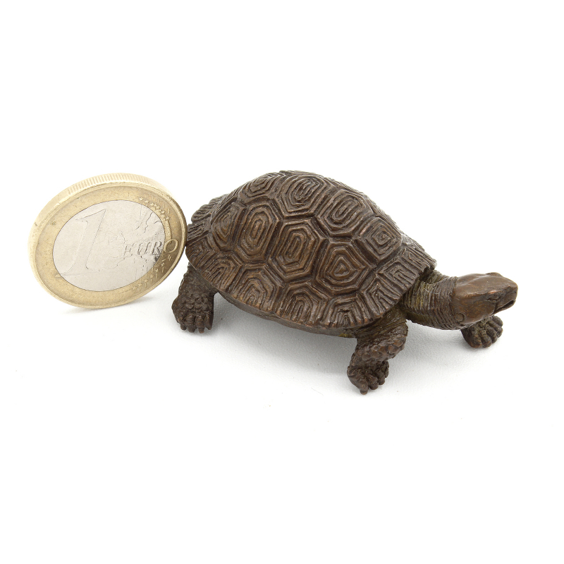 Japanese copper-bronze tenpai 148 turtle