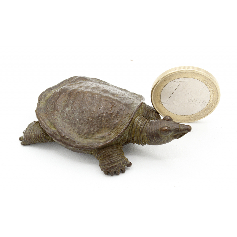 Japanese copper-bronze tenpai 157 turtle