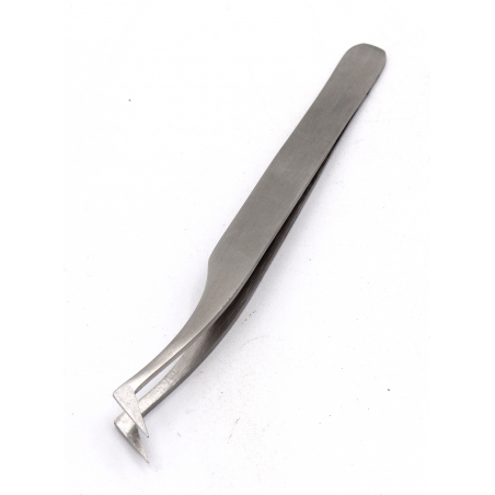 Pinzas mini inox punta inclinada PA-15 115 mm | Laos Garden